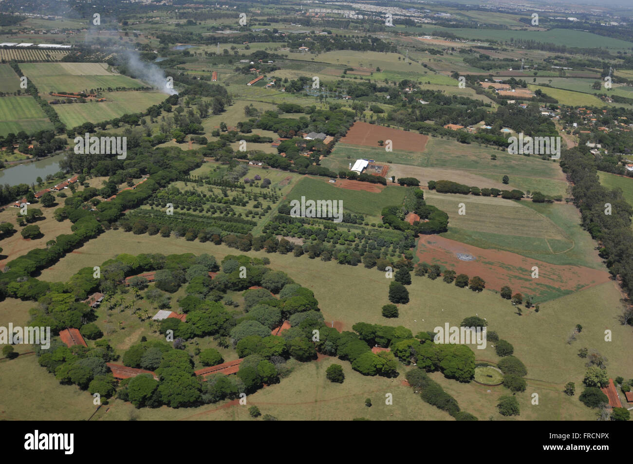 Aerial view of the countryside Stock Photo - Alamy