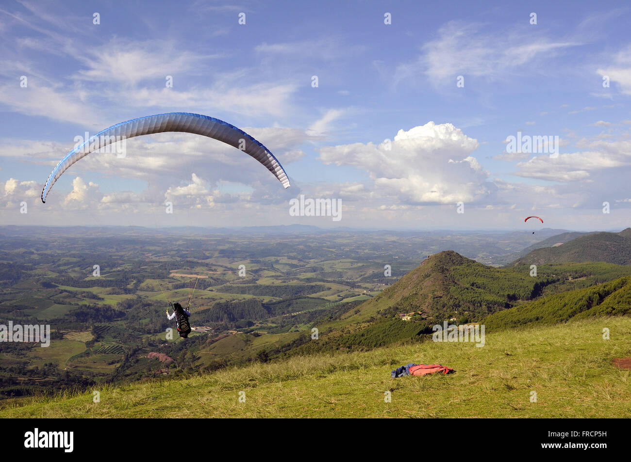 Practice gliding or paragliding from the north ramp next to the Morro ...