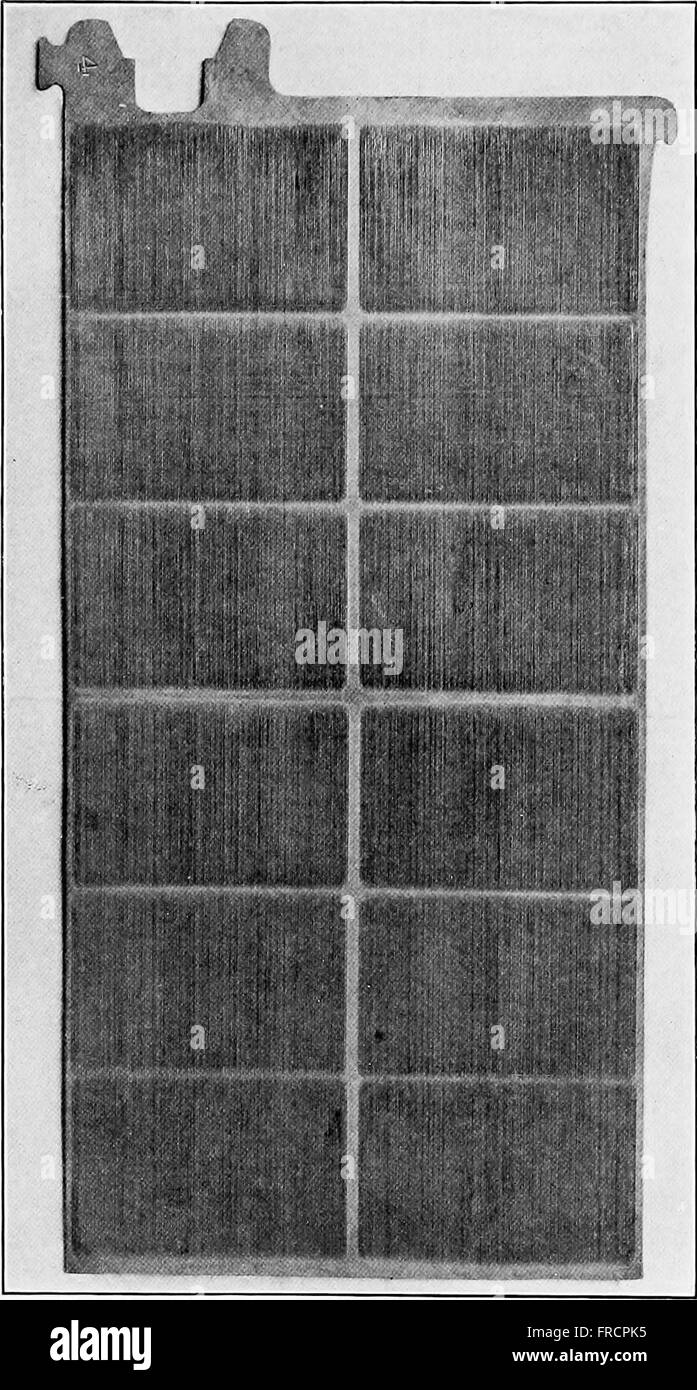 A 1920 manual detailing the principles of storage battery construction ...