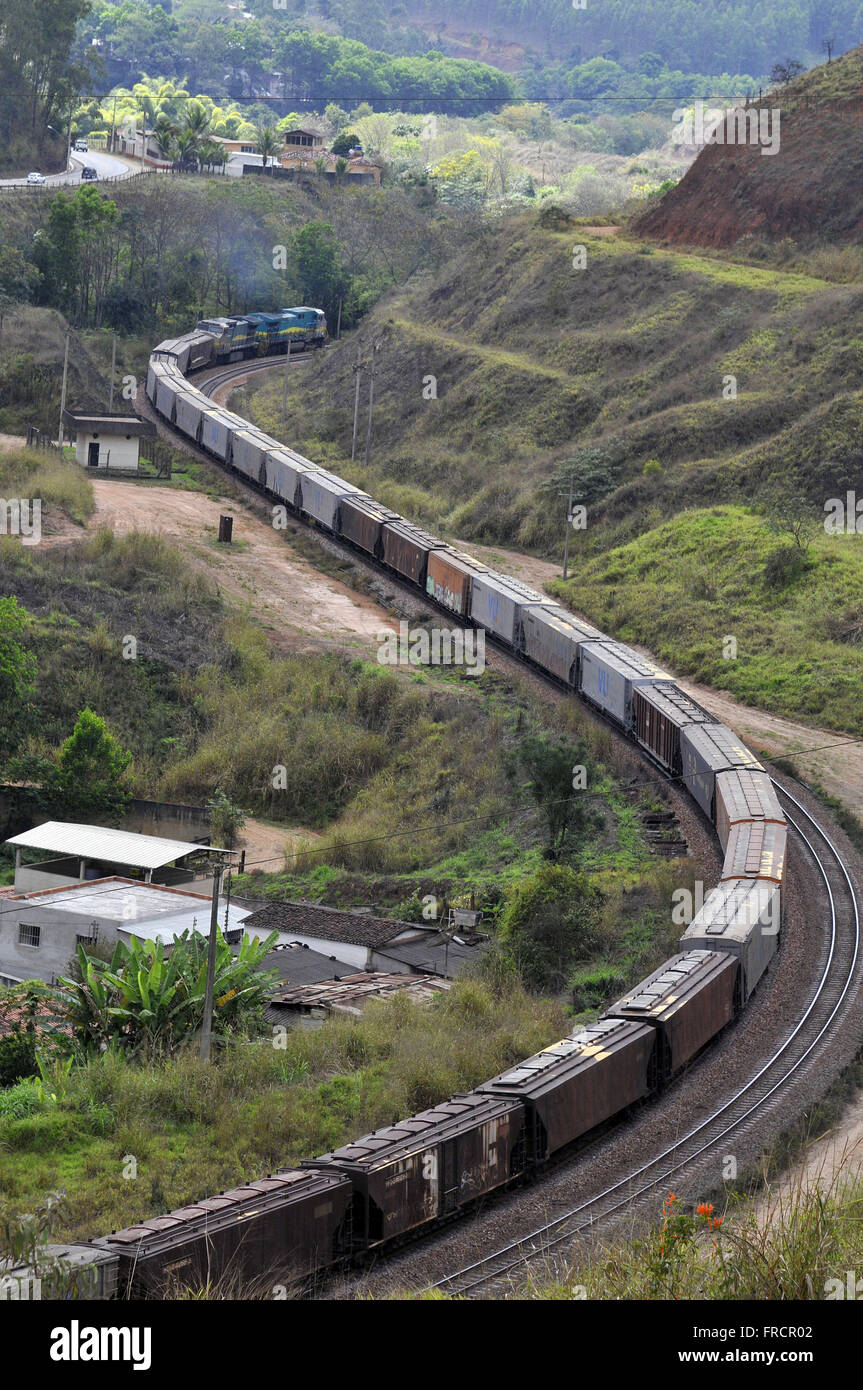 Freight train the miner Vale - the former CVRD Companhia Vale do Rio ...