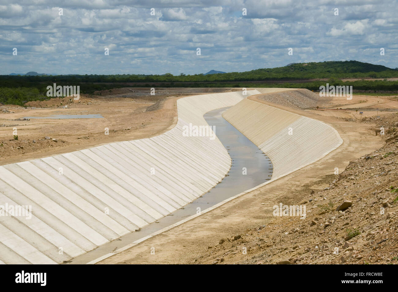 Transposition of the Rio Sao Francisco - Channel Stock Photo - Alamy