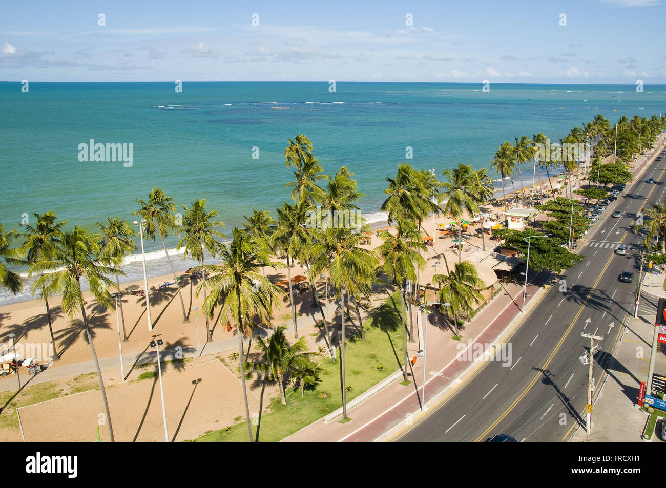 Alvaro Octacílio Avenue - Ponta Verde Beach city of Maceio Stock Photo ...