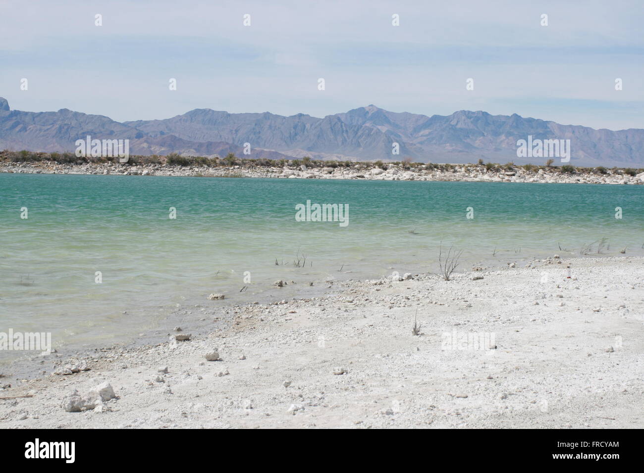 Beautiful Aqua colored body of water Stock Photo - Alamy