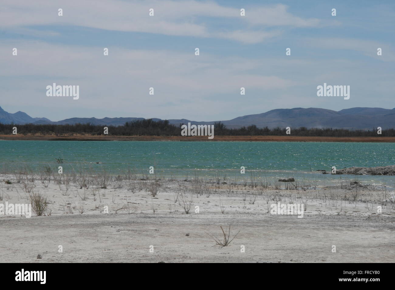 Beautiful Aqua colored body of water Stock Photo - Alamy