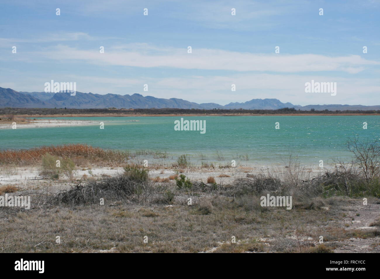 Beautiful Aqua colored body of water Stock Photo - Alamy