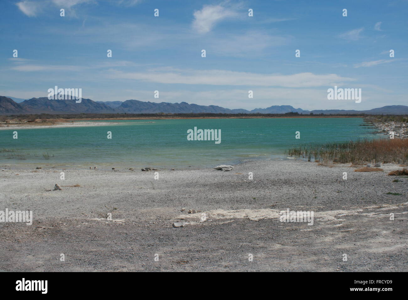 Beautiful Aqua colored body of water Stock Photo - Alamy