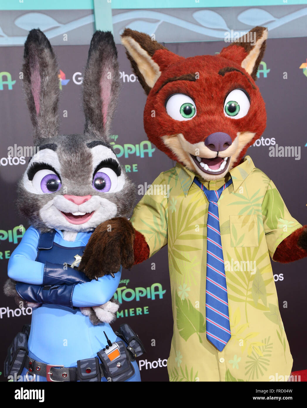 Los Angeles Premiere of Walt Disney Animation Studios' 'Zootopia' held ...