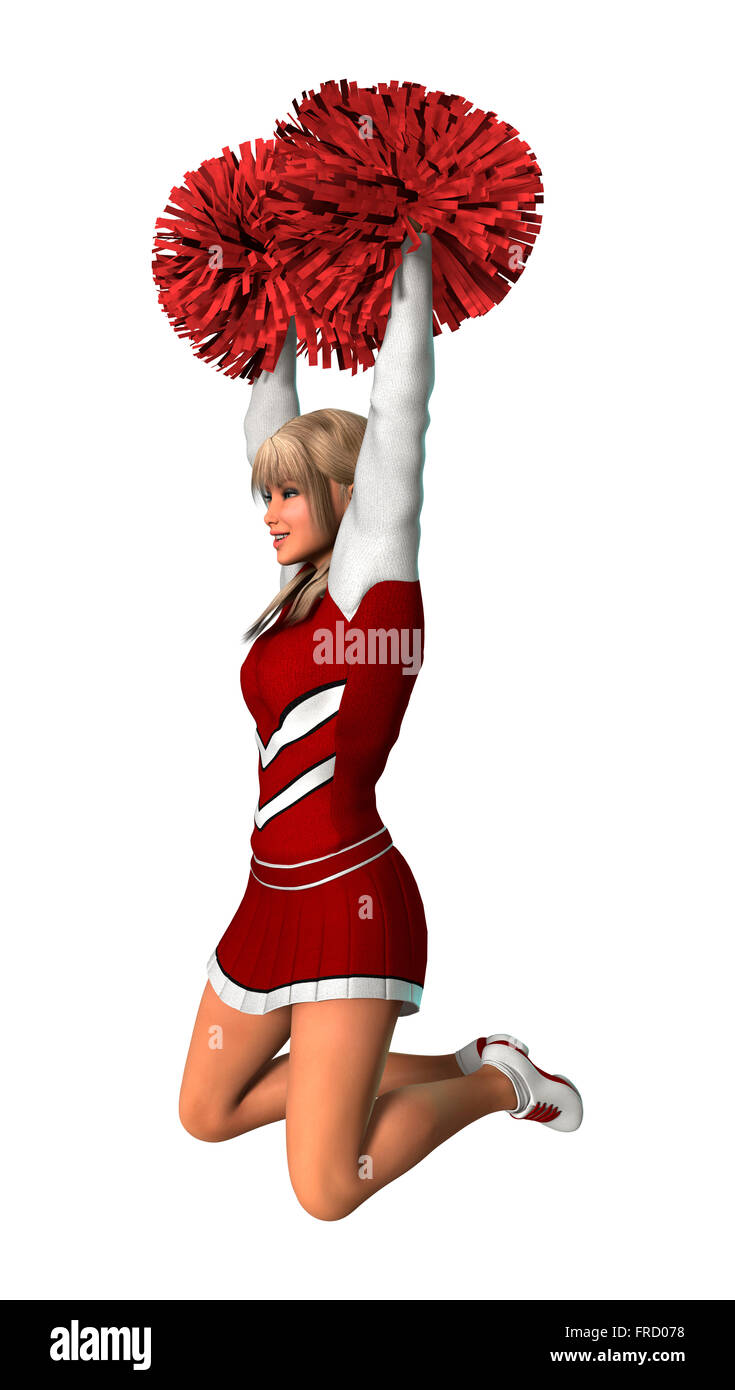 Cheerleader kick hi-res stock photography and images - Alamy