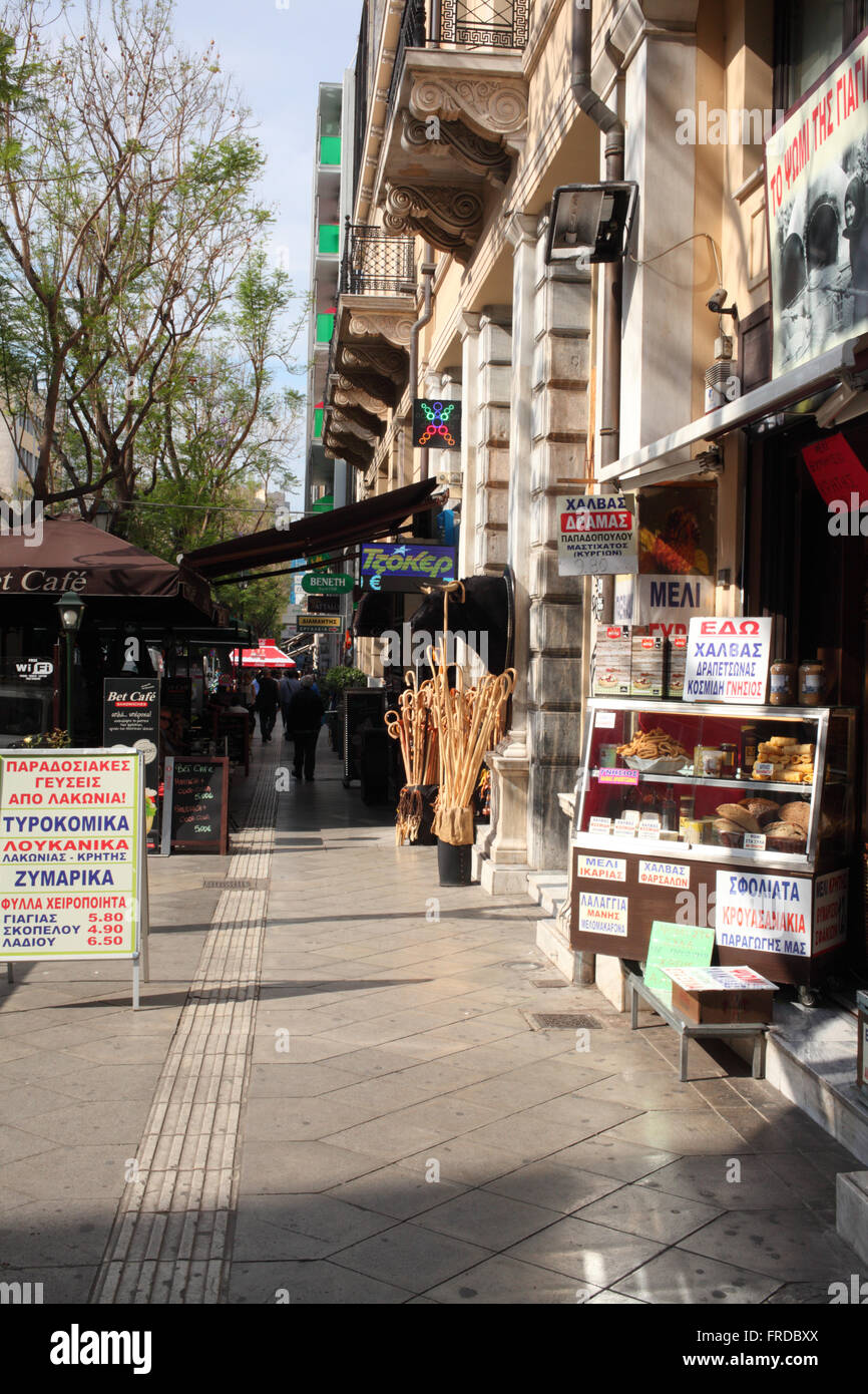 Walking in athens hi-res stock photography and images - Alamy