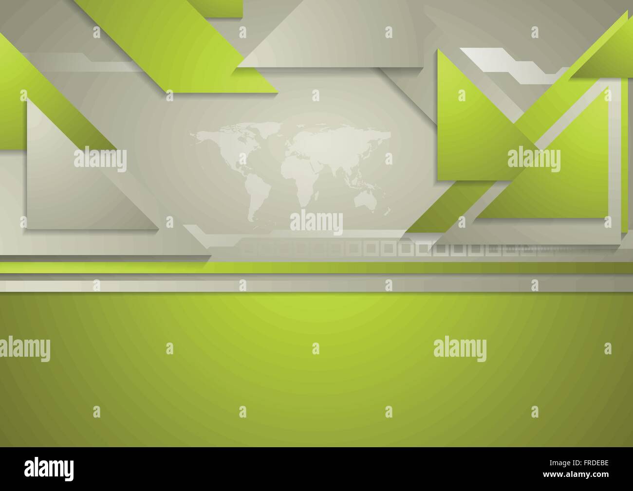 Abstract green grey corporate background. Vector illustration for ...
