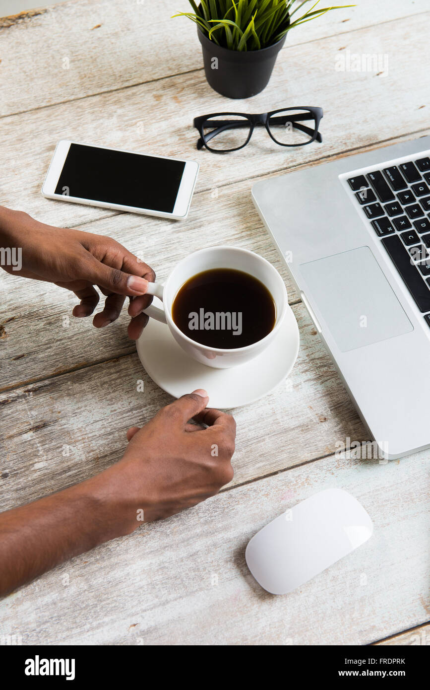 coffee break concept photo Stock Photo - Alamy