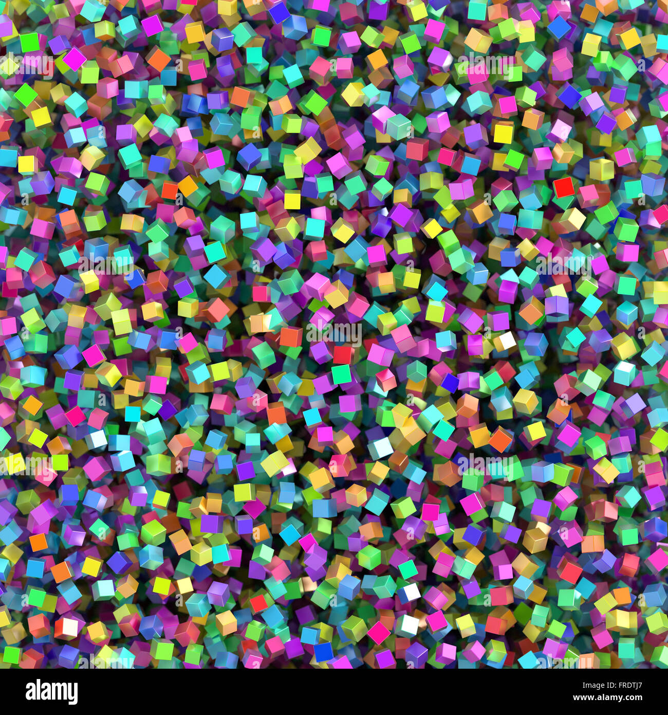 Colored cubes background, original 3d illustration Stock Photo - Alamy