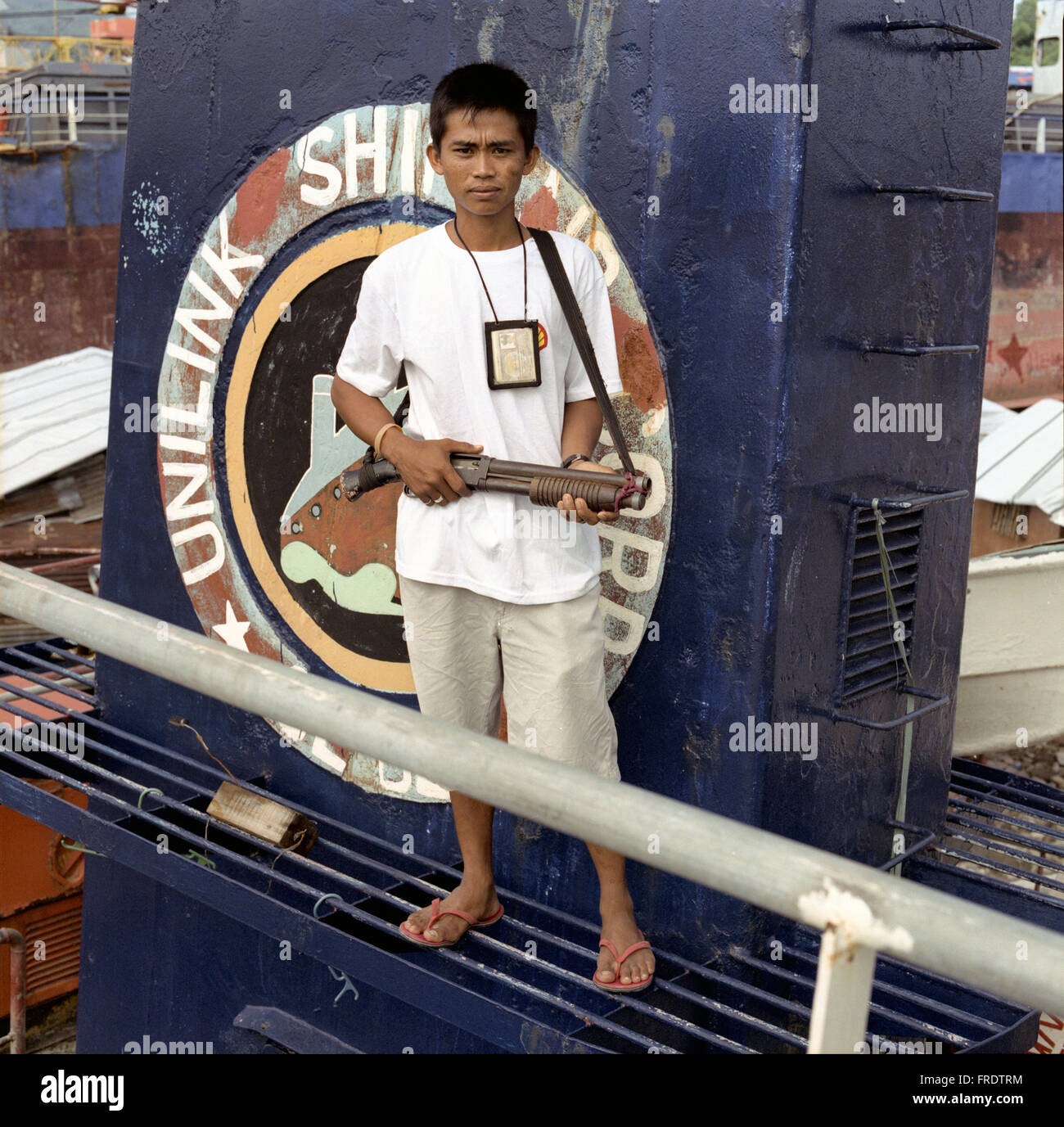 Philippines security guard hi-res stock photography and images - Alamy