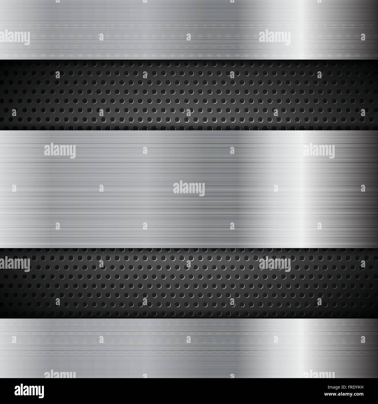 Metal perforated texture technology background. Vector graphic design ...