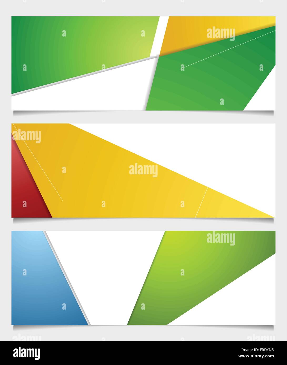 Abstract corporate minimal banners. Vector tech graphic design Stock ...