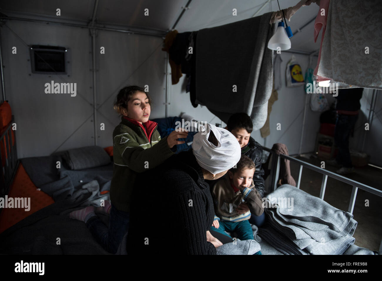 Diavata refugee camp hi-res stock photography and images - Alamy