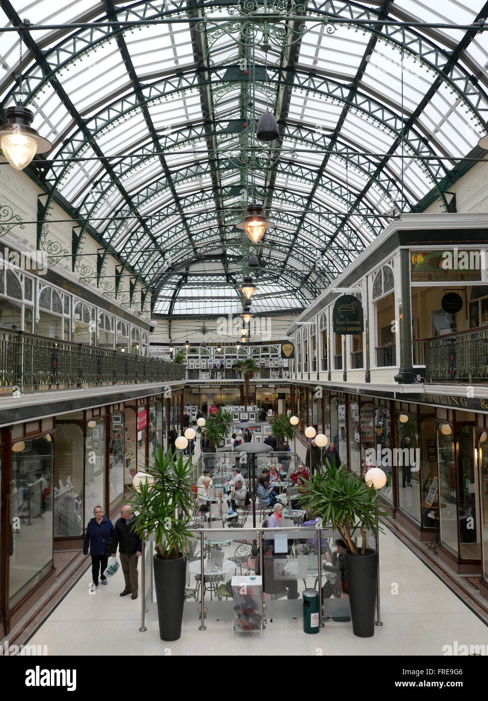 Wayfarers Arcade Southport Stock Photo - Alamy