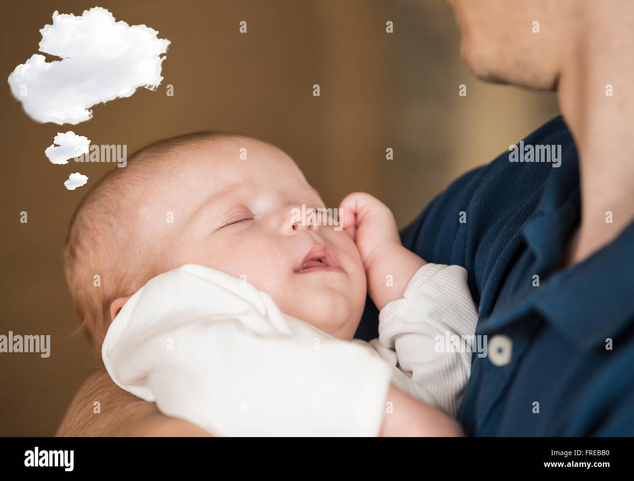 Father with baby Stock Photo - Alamy