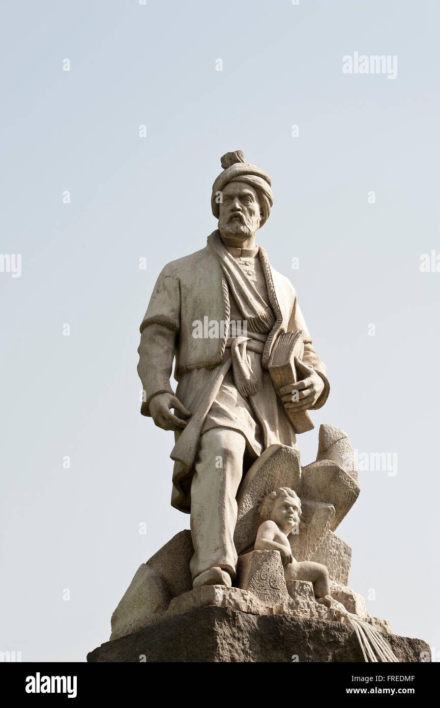 Monument, poet Ferdowsi, Ferdowsi Square, Firdausi Square, Tehran, Iran ...