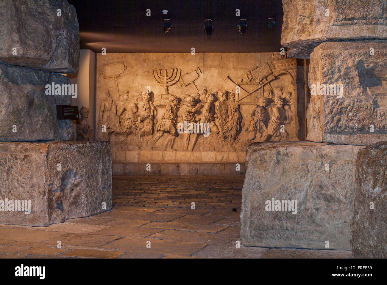 Relief, transport of the ark, Diaspora Museum or Beit Hatfutsot, Tel ...