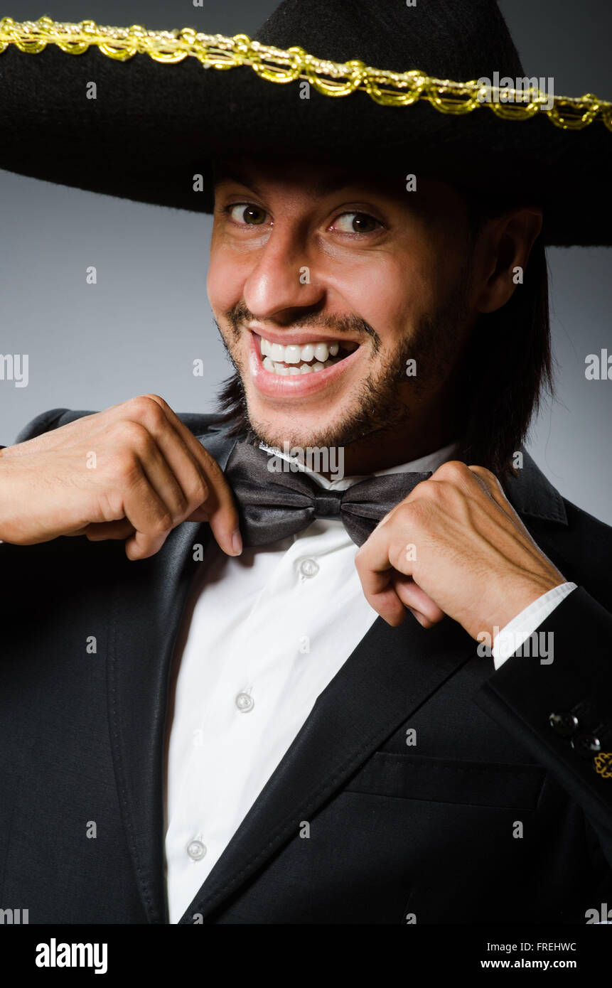 Wearing serape mexico hi-res stock photography and images - Alamy