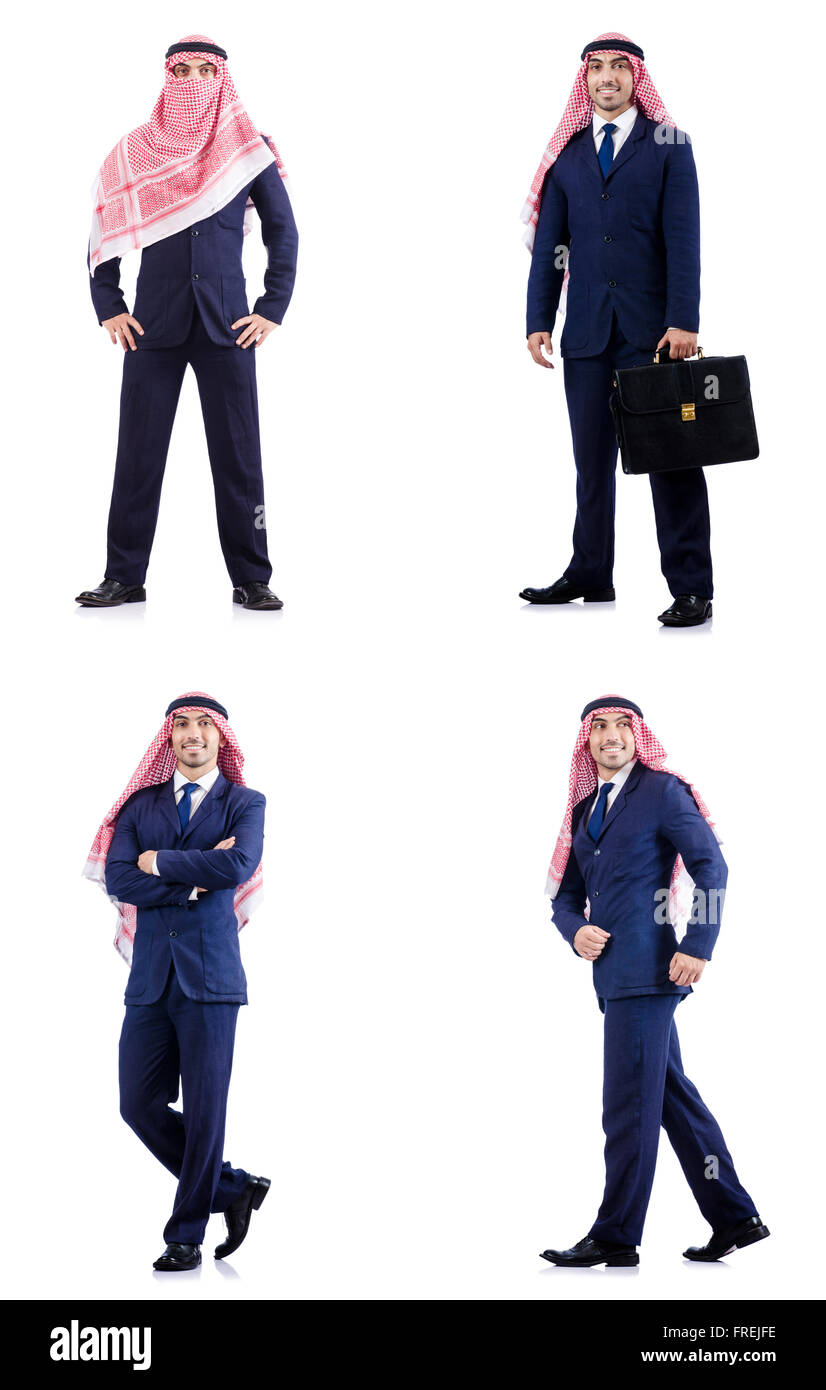 Set of photos with arab businessman Stock Photo - Alamy