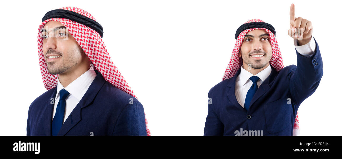Set of photos with arab businessman Stock Photo - Alamy