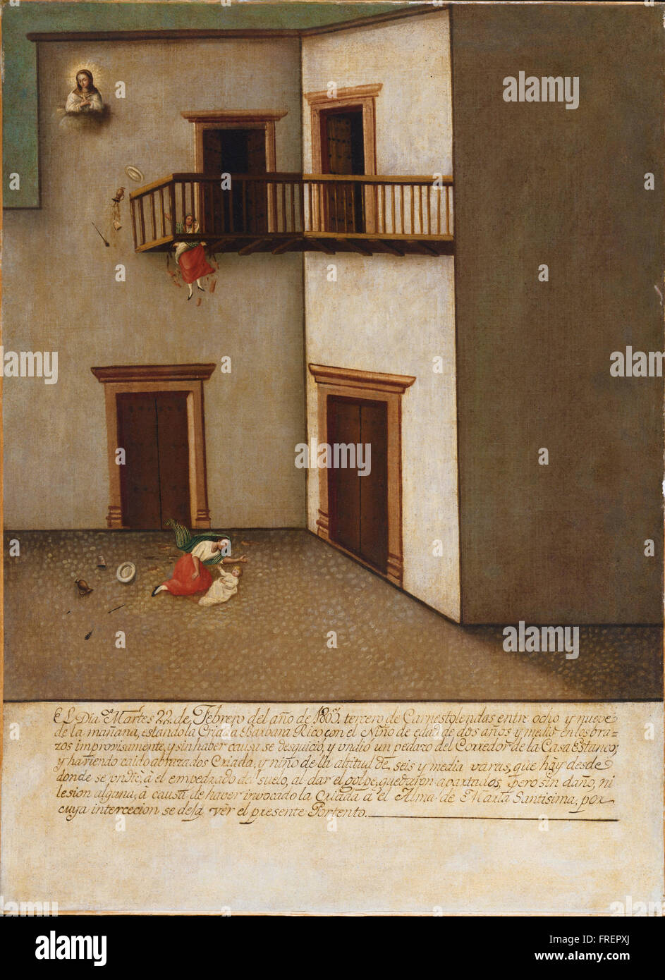 Mexican fall from a balcony hi-res stock photography and images - Alamy