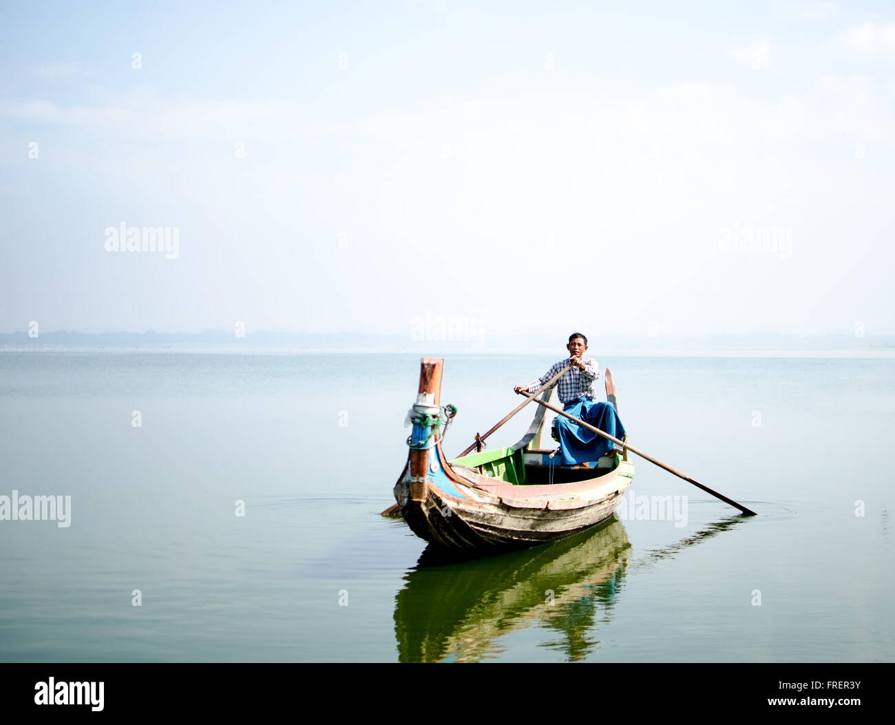 Man boat hi-res stock photography and images - Alamy