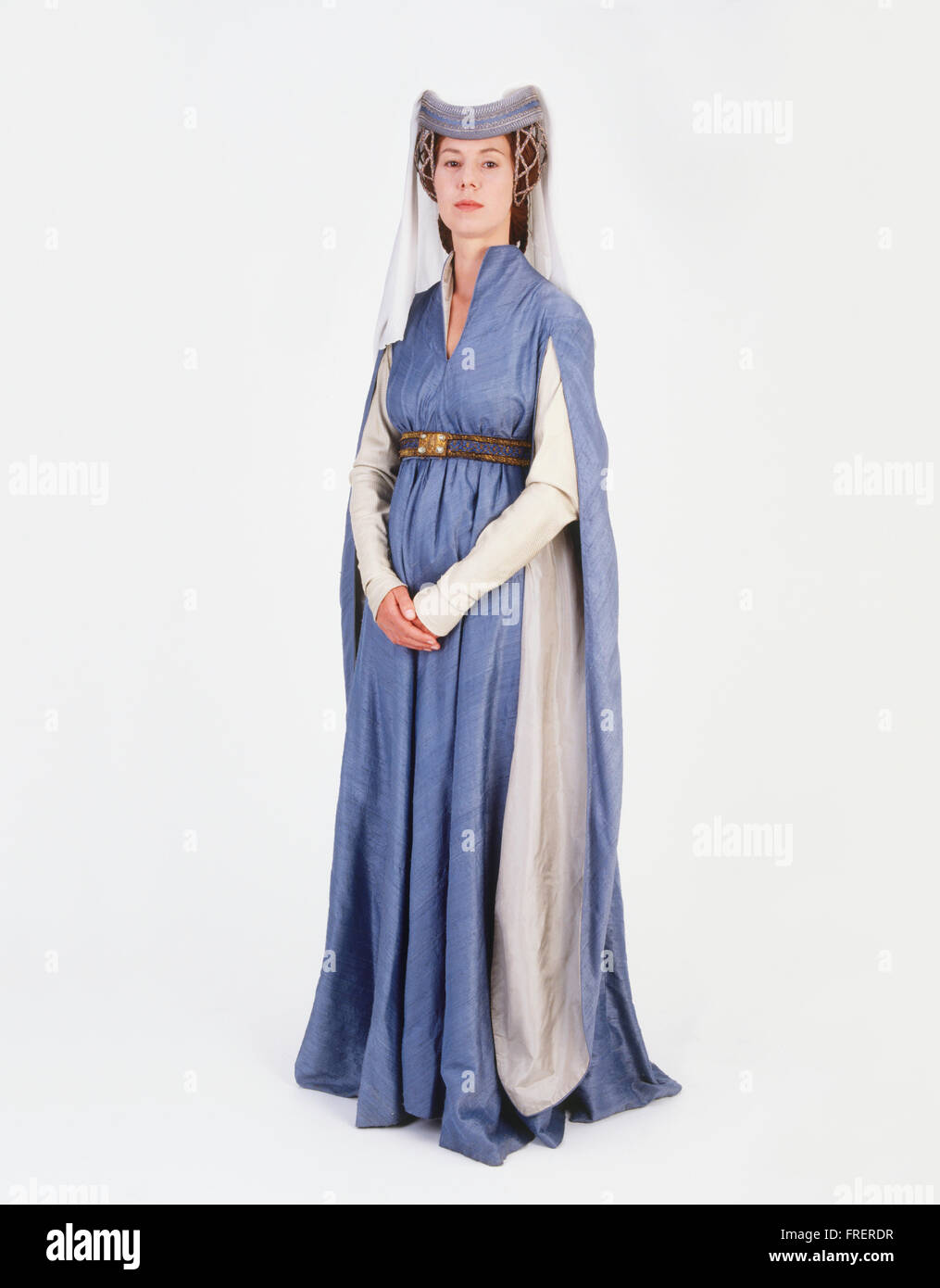 Model dressed as medieval Lady Stock Photo - Alamy