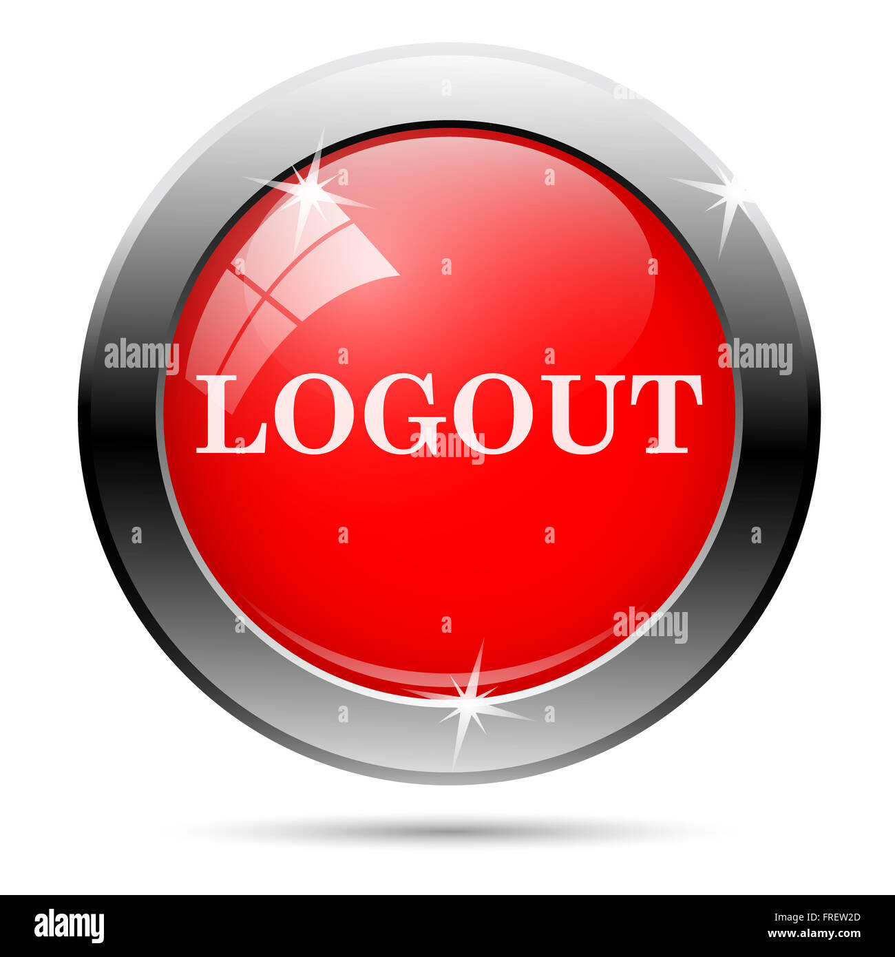 Logout Button Red