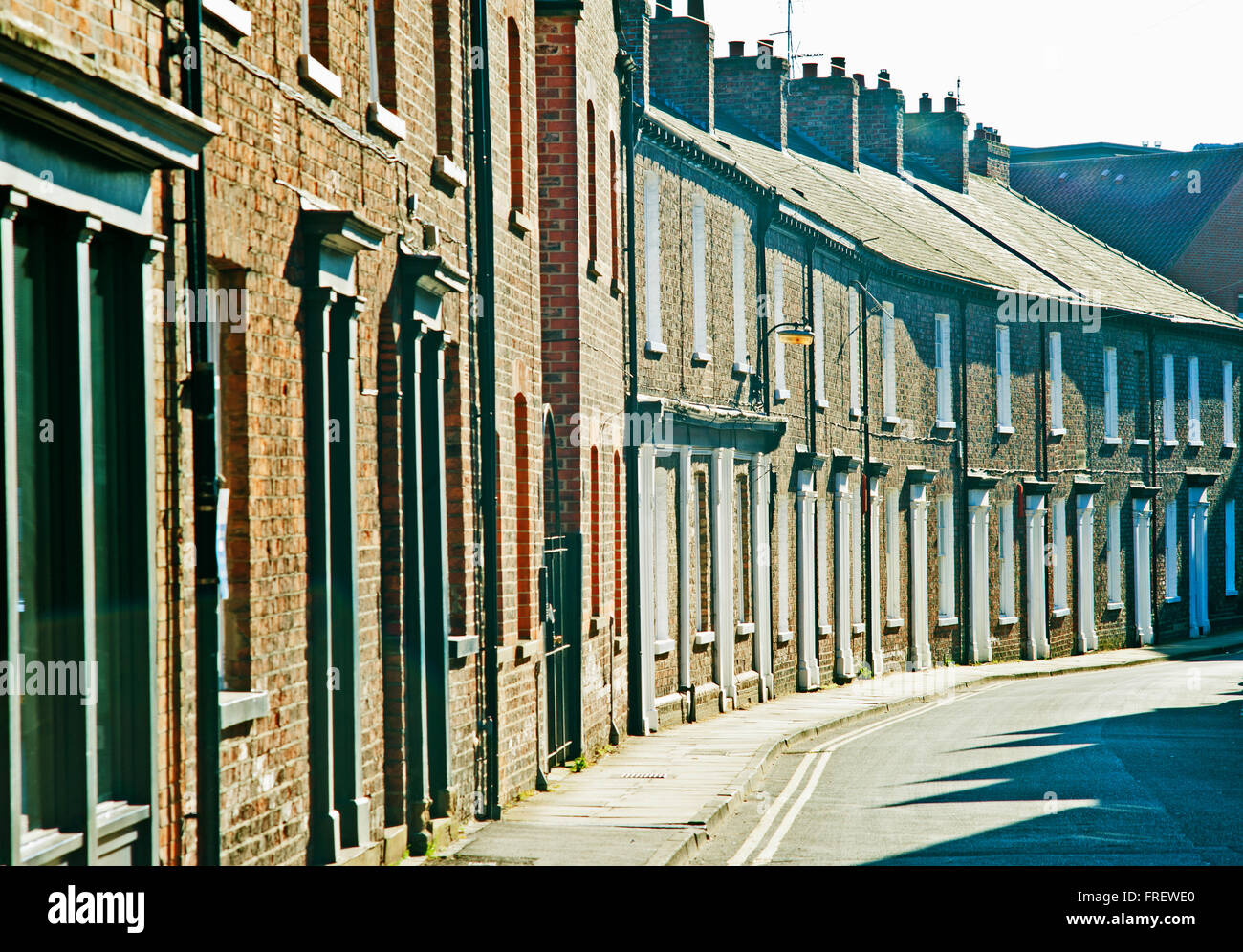 Terrace Street between Fossgate and Walmgate York Stock Photo - Alamy