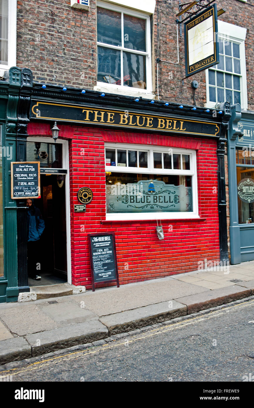 The Blue Bell, Fossgate, York Stock Photo - Alamy