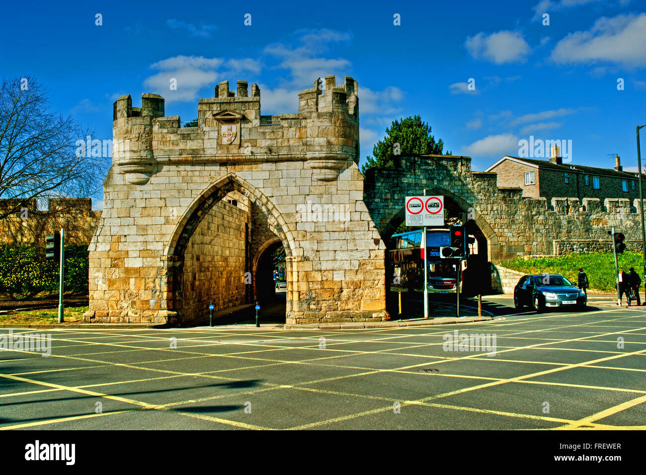 Walmgate Bar, York Stock Photo - Alamy