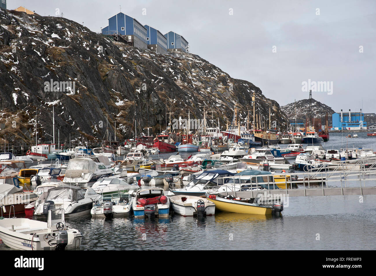 Nuuk harbour greenland hi-res stock photography and images - Alamy