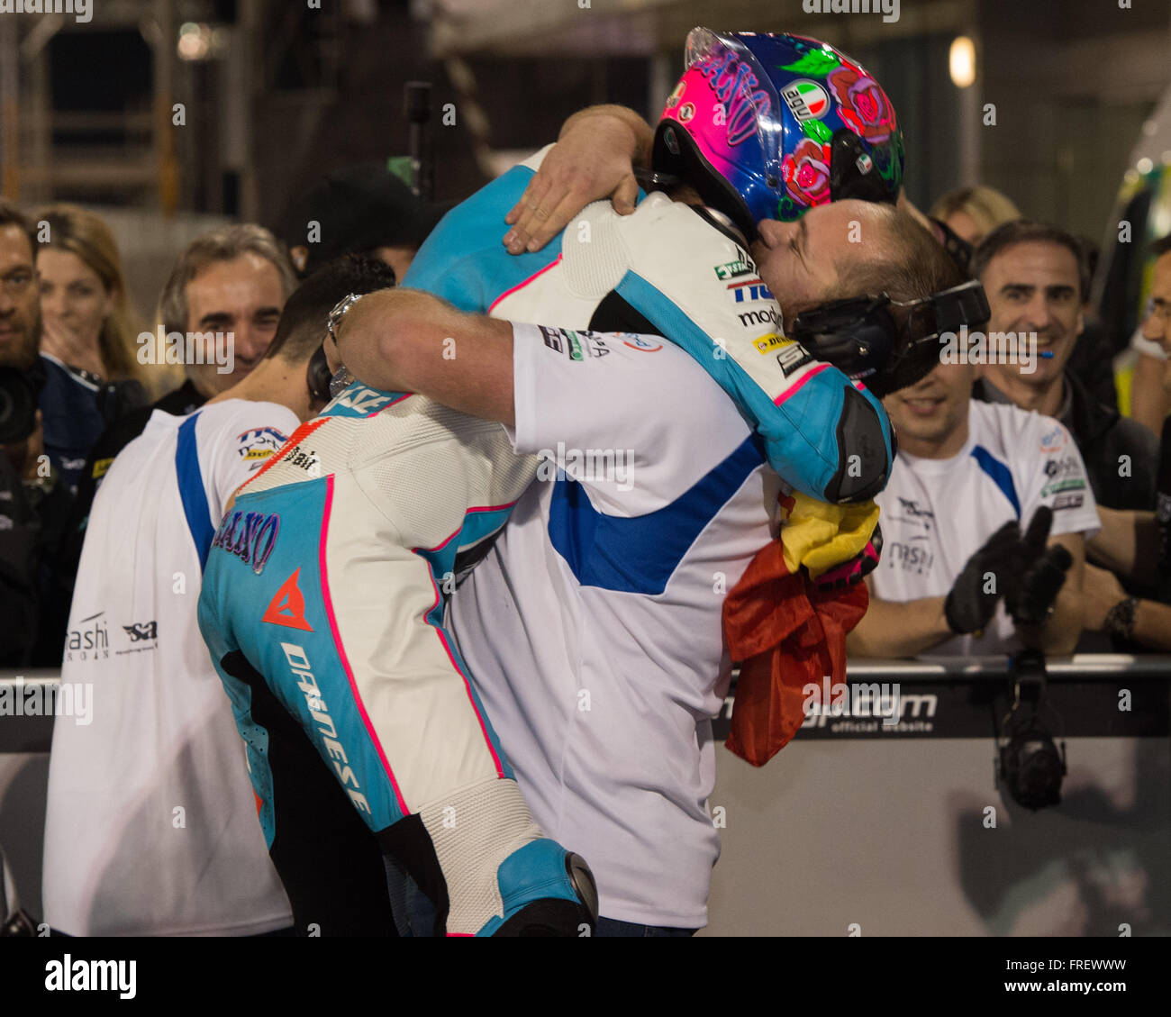 Losail International Circuit, Qatar. 20th March 2016. Luis Salom ...