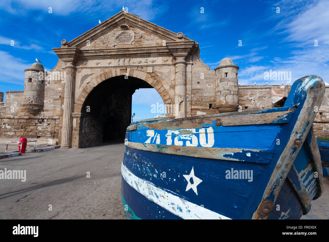 Traditional moroccan boats hi-res stock photography and images - Alamy