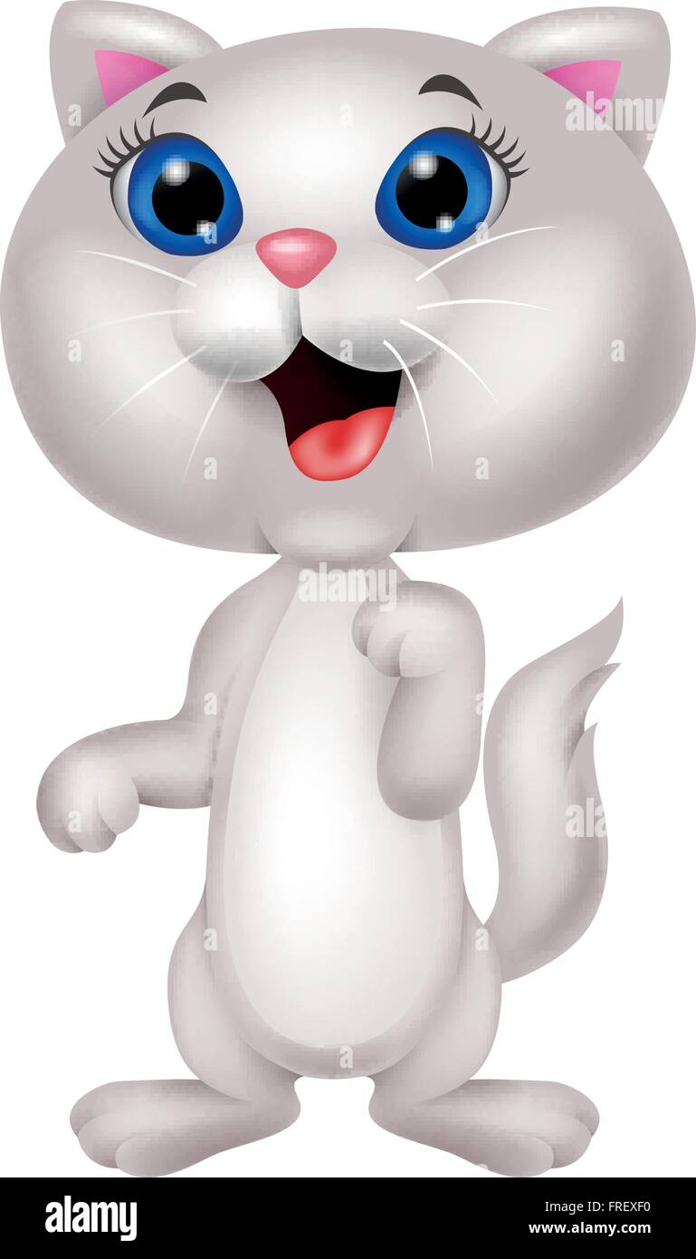 Cute cat cartoon Stock Vector Image & Art - Alamy