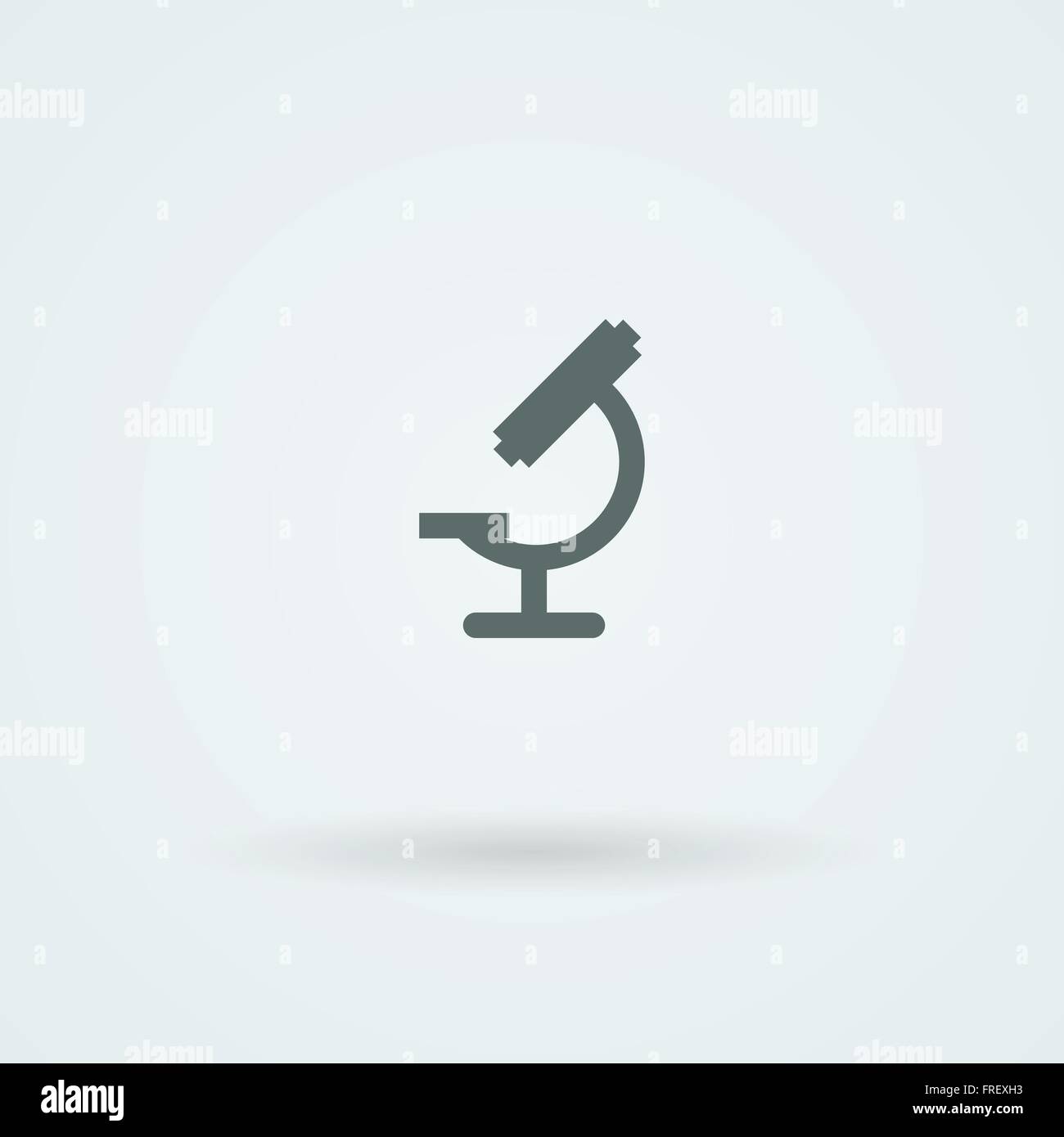 Microscope, science and laboratory icon, mono vector symbol Stock ...
