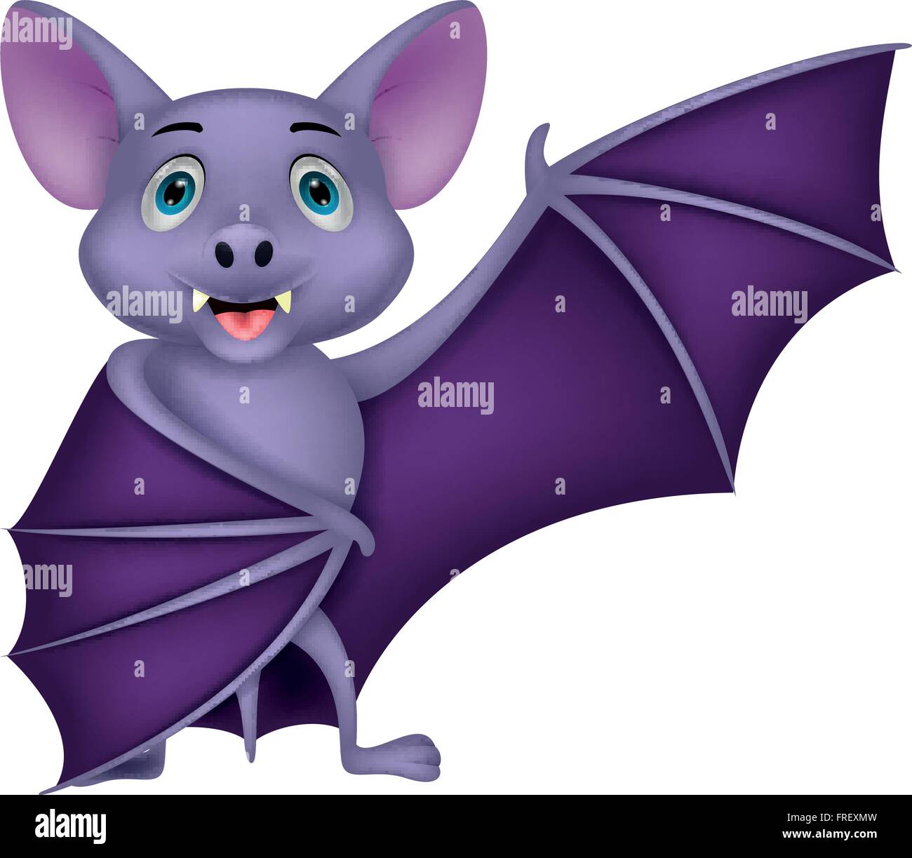 Cute bat cartoon waving Stock Vector Image & Art - Alamy