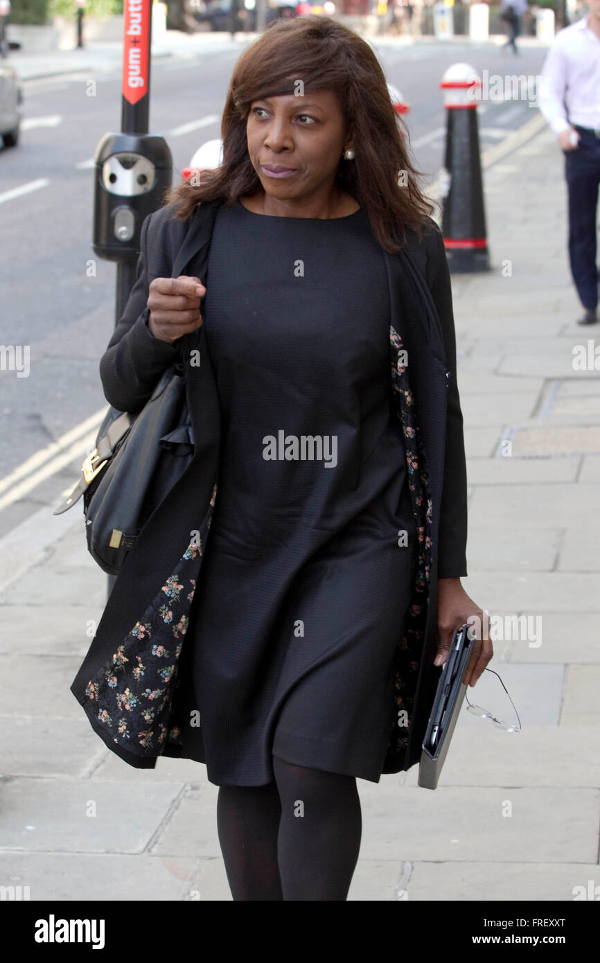 Judge Constance Briscoe outside the Central Criminal Court, Old Bailey ...