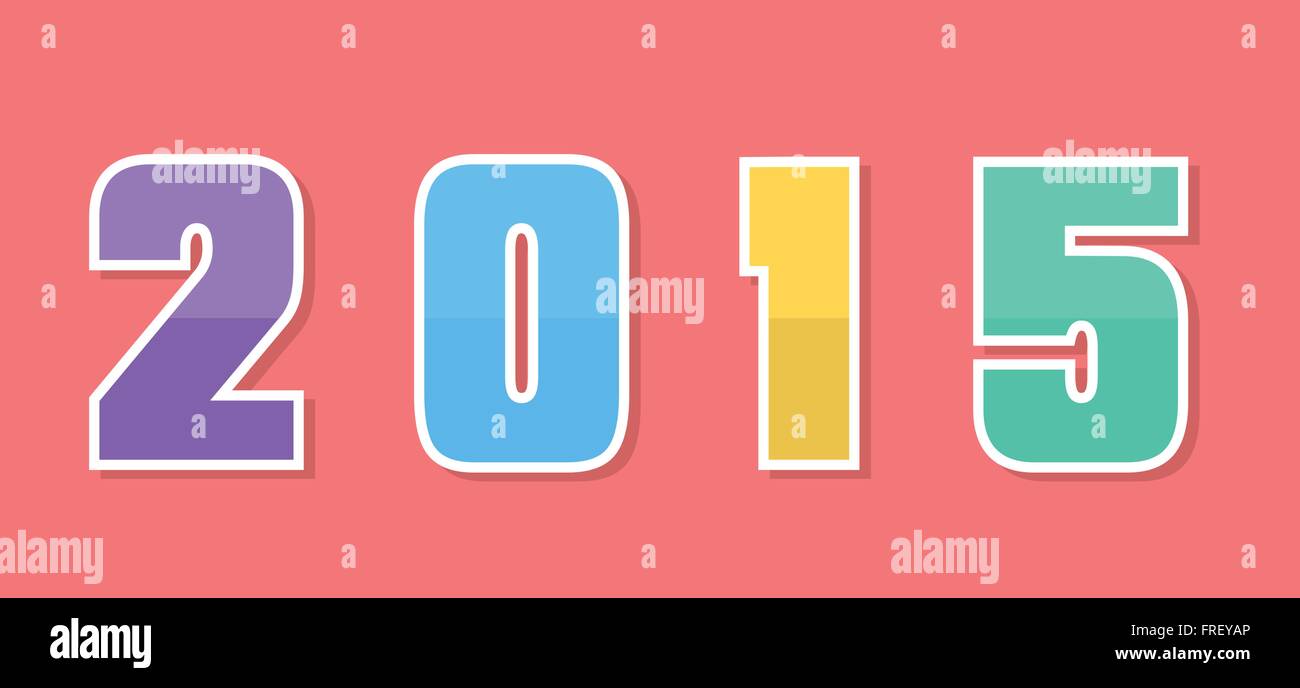 2015 sign Stock Vector Images - Alamy