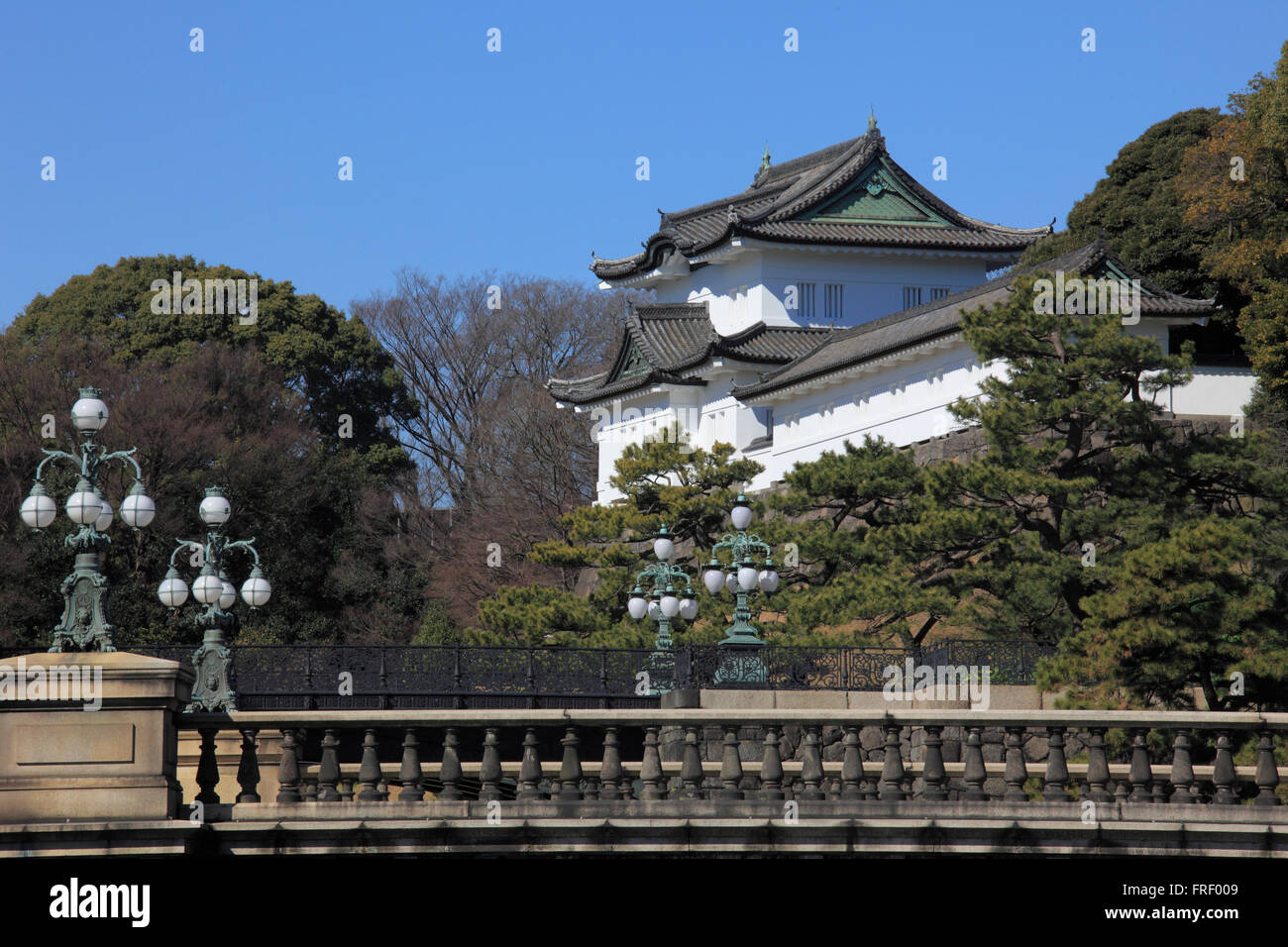 Japan, Tokyo, Imperial Palace, Nijubashi Bridge Stock Photo - Alamy