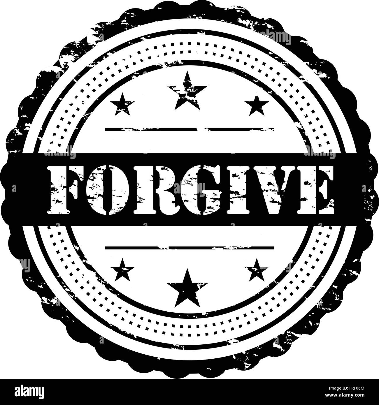 Forgive / Grunge Badge Stock Vector Image & Art - Alamy