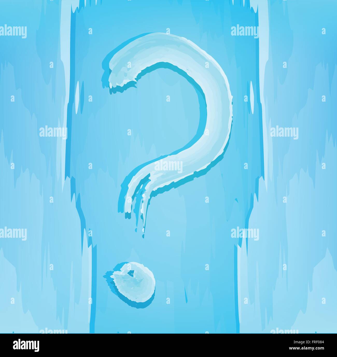 Frozen question mark Stock Vector Images - Alamy