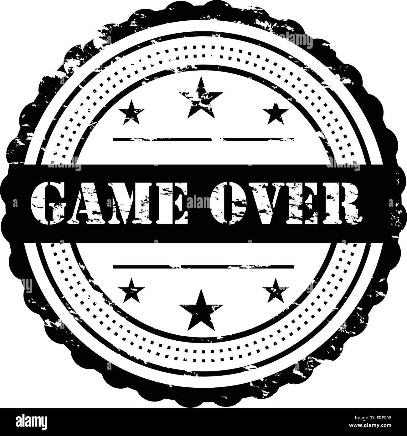 Game over stamp hi-res stock photography and images - Alamy