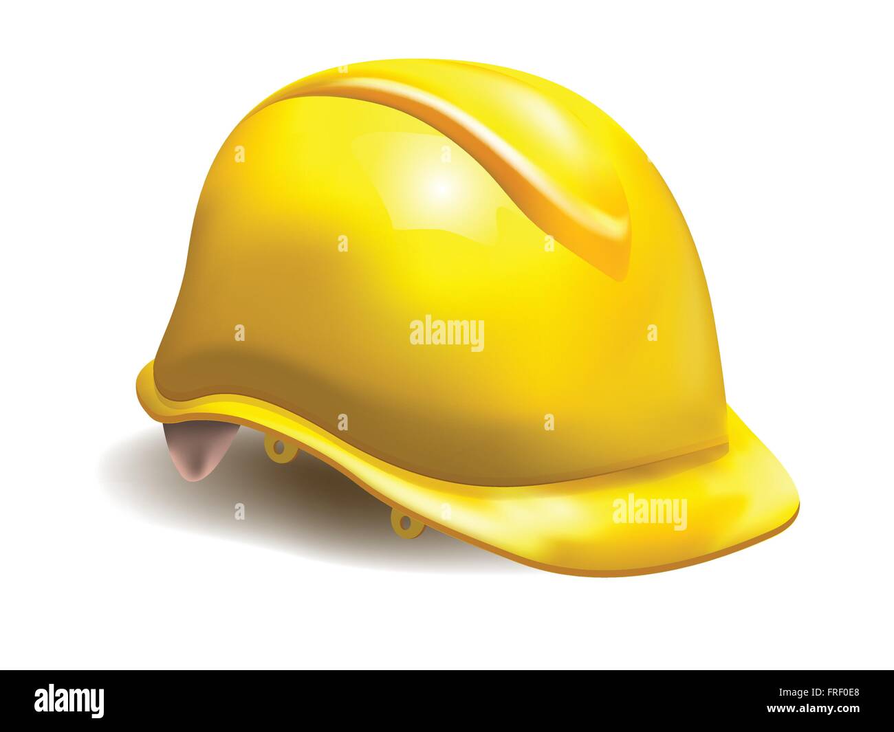 Yellow hard hat Stock Vector Images - Alamy