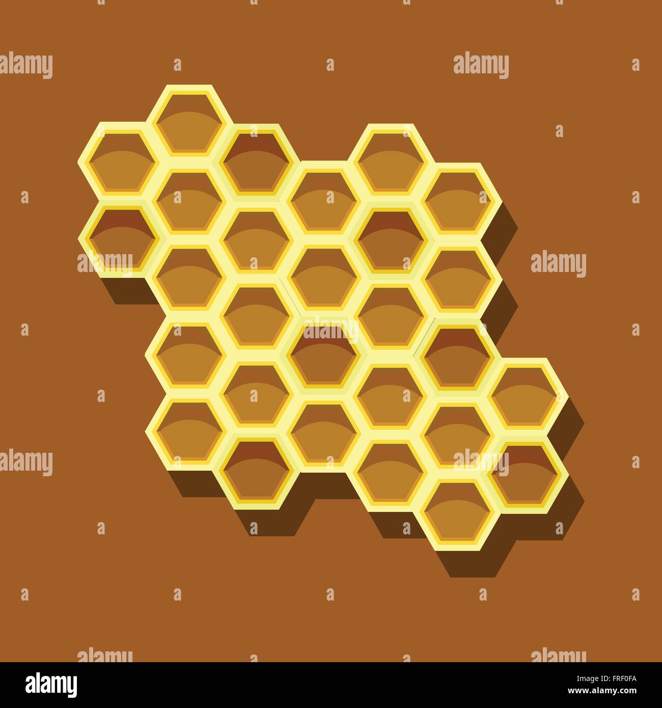 Seamless colorful honey comb pattern Stock Vector Image & Art - Alamy