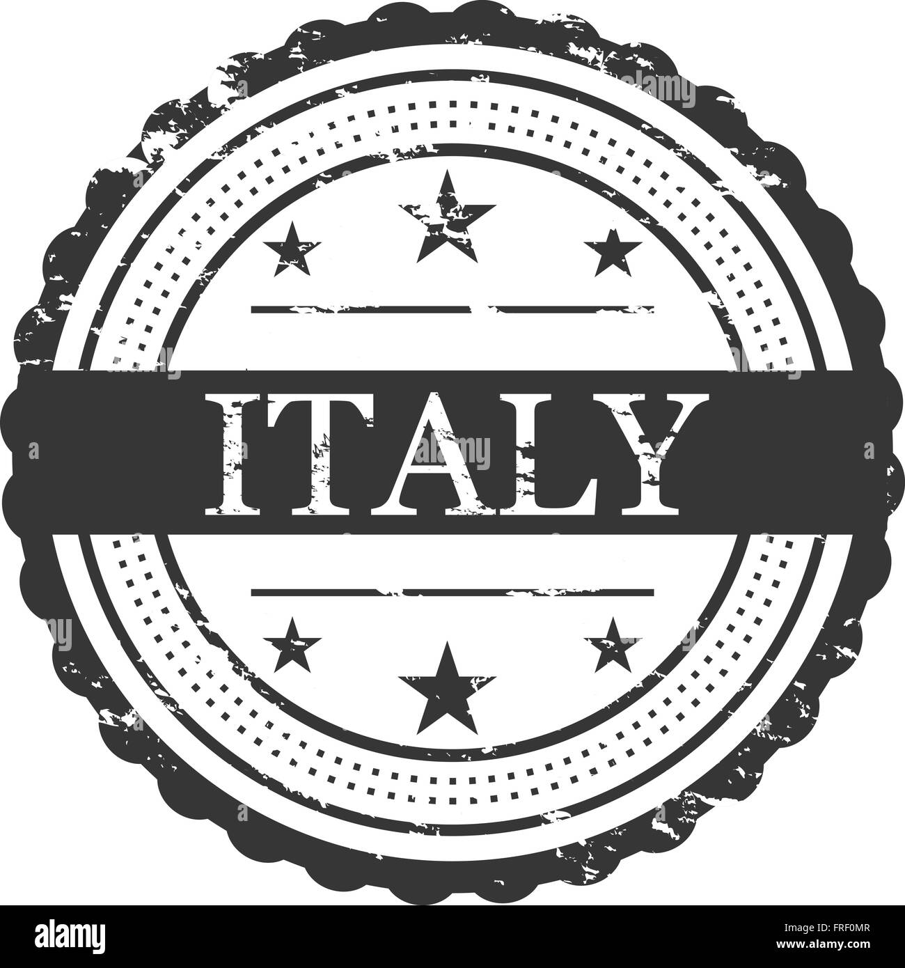 Italy badge Black and White Stock Photos & Images - Alamy