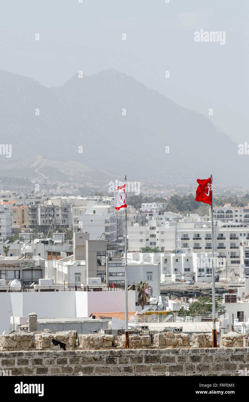 North cyprus flag mountain hi-res stock photography and images - Alamy